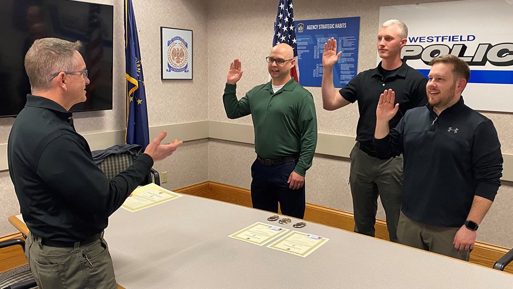 Westfield welcomes three police officers