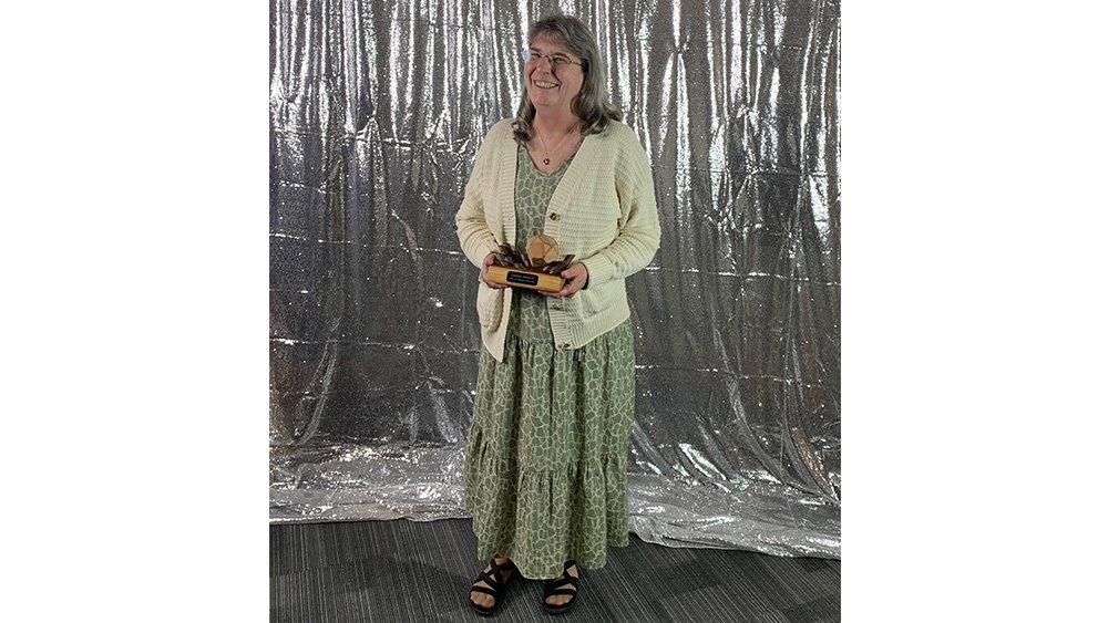 Cheryl Bowlin of Janus named Nickel Plate Arts Champion of the Year