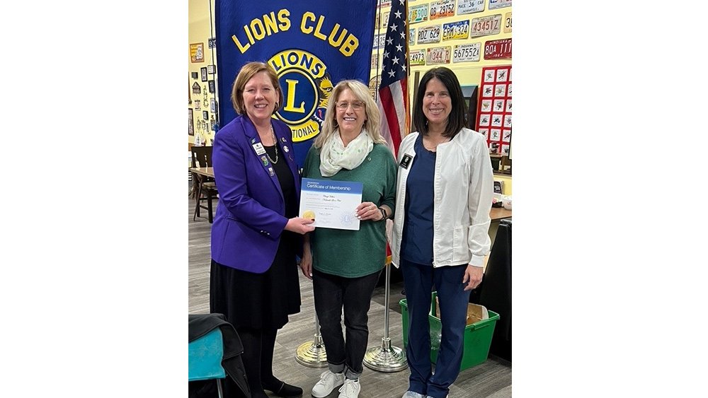 Noblesville Lions Club inducts Cheryl Helton