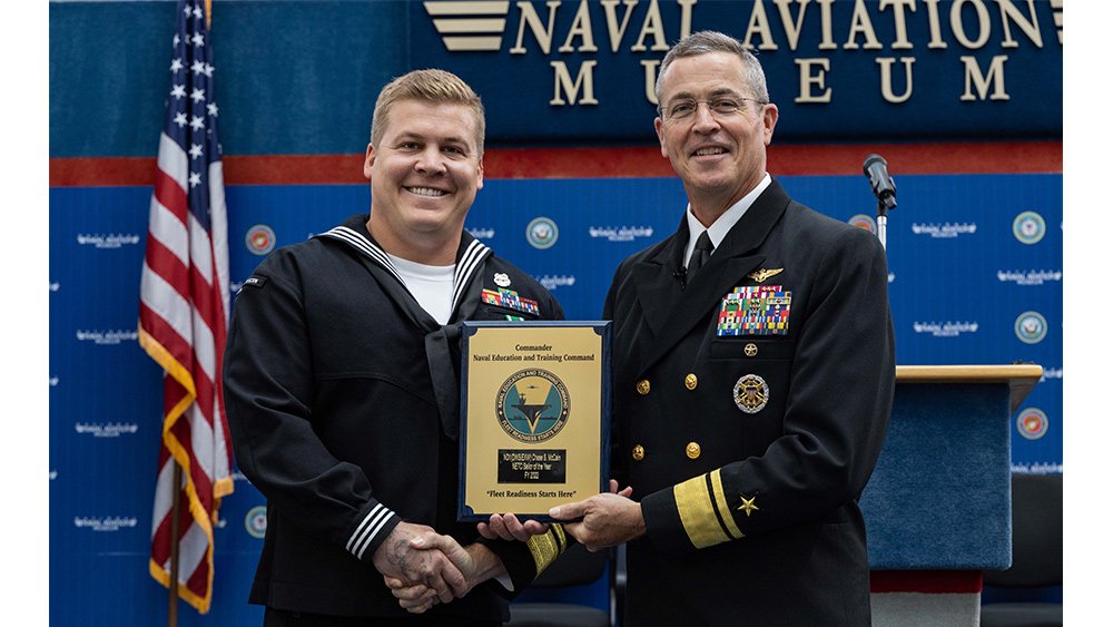 McCordsville native named Naval Education Sailor of the Year