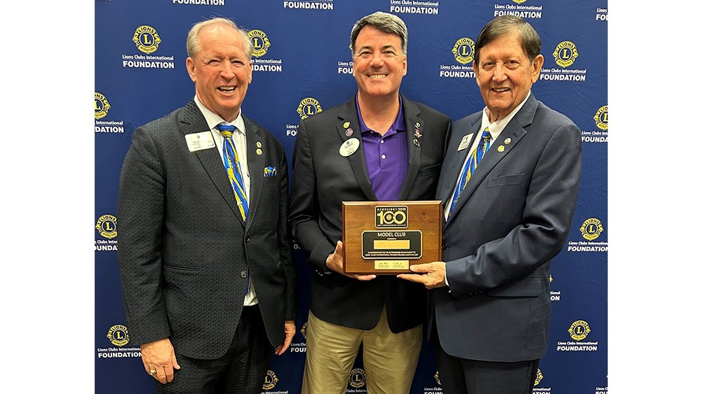 Noblesville Lions Club receives LCIF Model Club Award