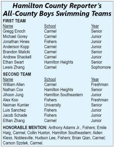 Reporter reveals 2024 all-county boys swimming teams