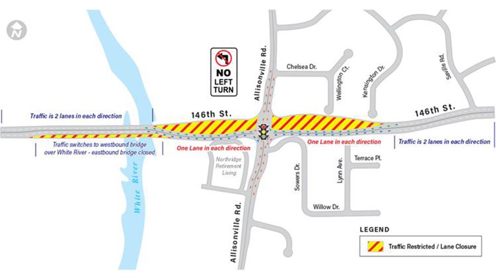 Nighttime lane restrictions coming to 146th Street