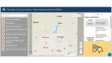 Hamilton County launches interactive map for nine early voting locations