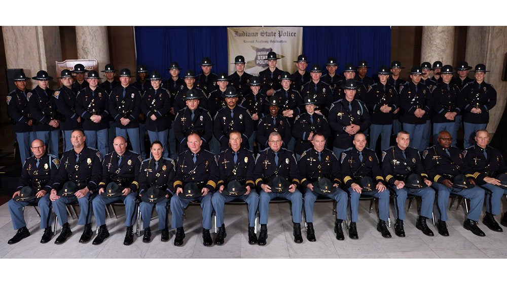86th Indiana State Police Recruit Academy graduates 30 new troopers