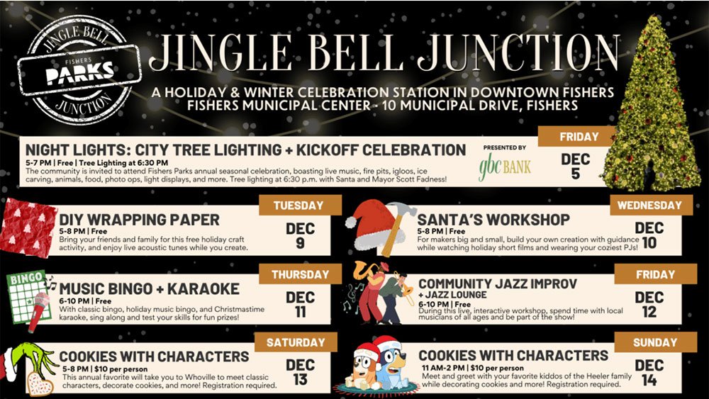 Fishers Parks’ Jingle Bell Junction joins lineup of beloved seasonal ...