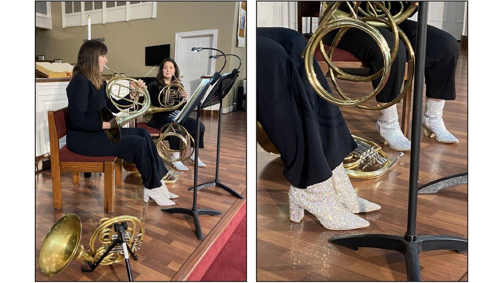 CSO French Horns musician sparkle at Carmel United Methodist Church
