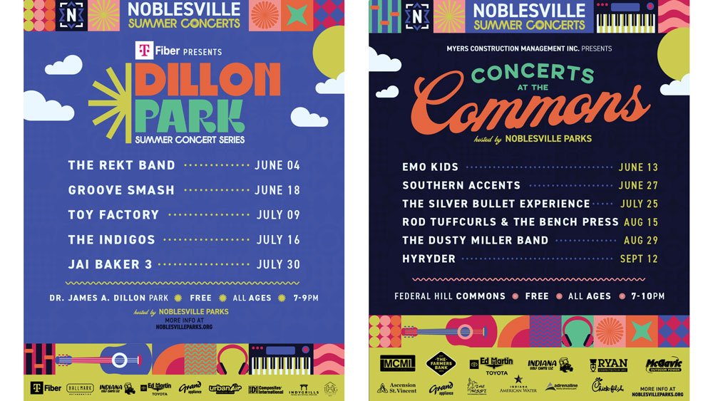 Noblesville Parks announces 2026 Summer Concert Series lineup